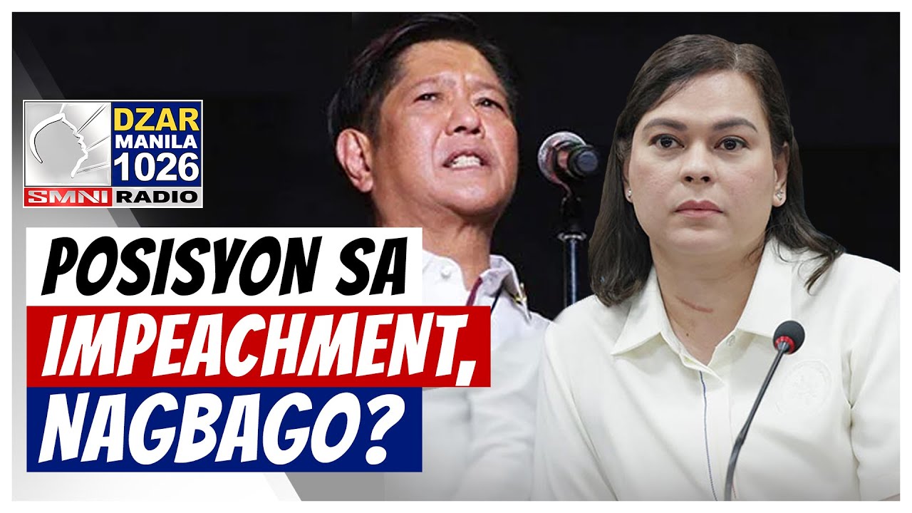 Posisyon ni Marcos Jr. sa impeachment issue vs. VP Sara, nagbago na ba ...